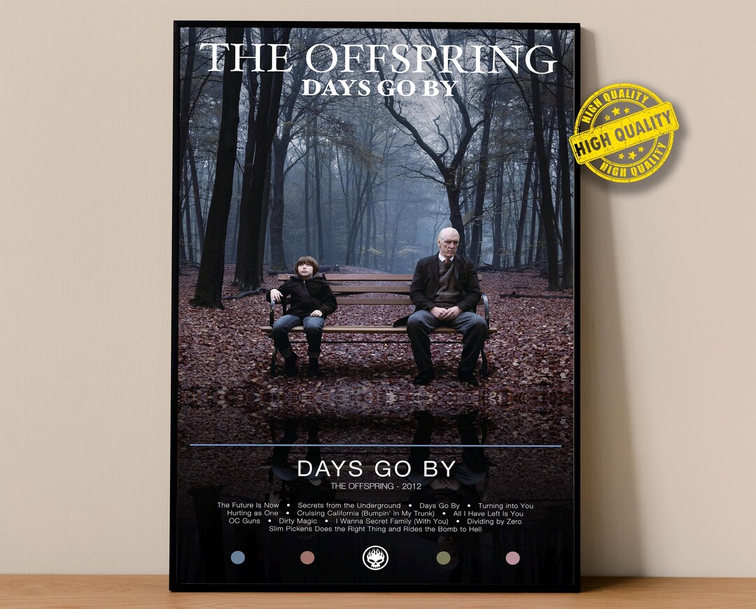The Offspring Poster | Days Go by Poster | Album Poster Prints | Wall ...