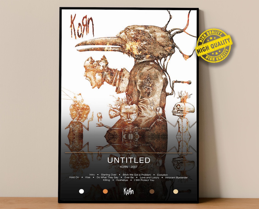 Korn Poster | Untitled Poster | Album Poster Prints | Wall Decor ...
