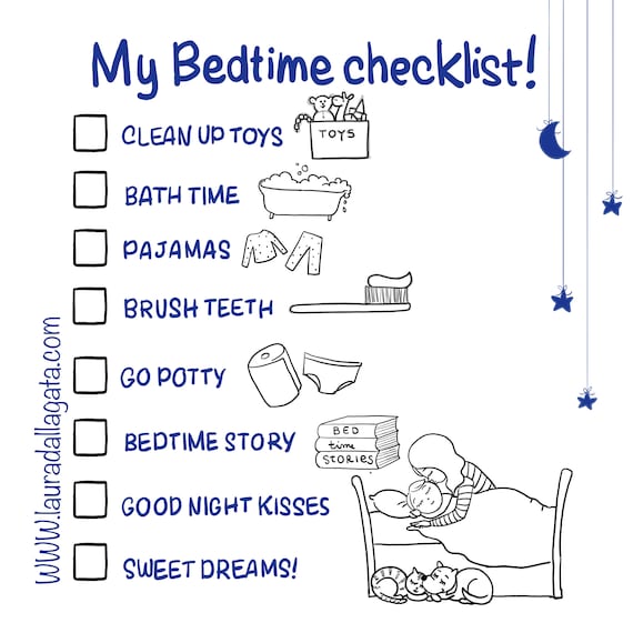 Bedtime Routine Checklist