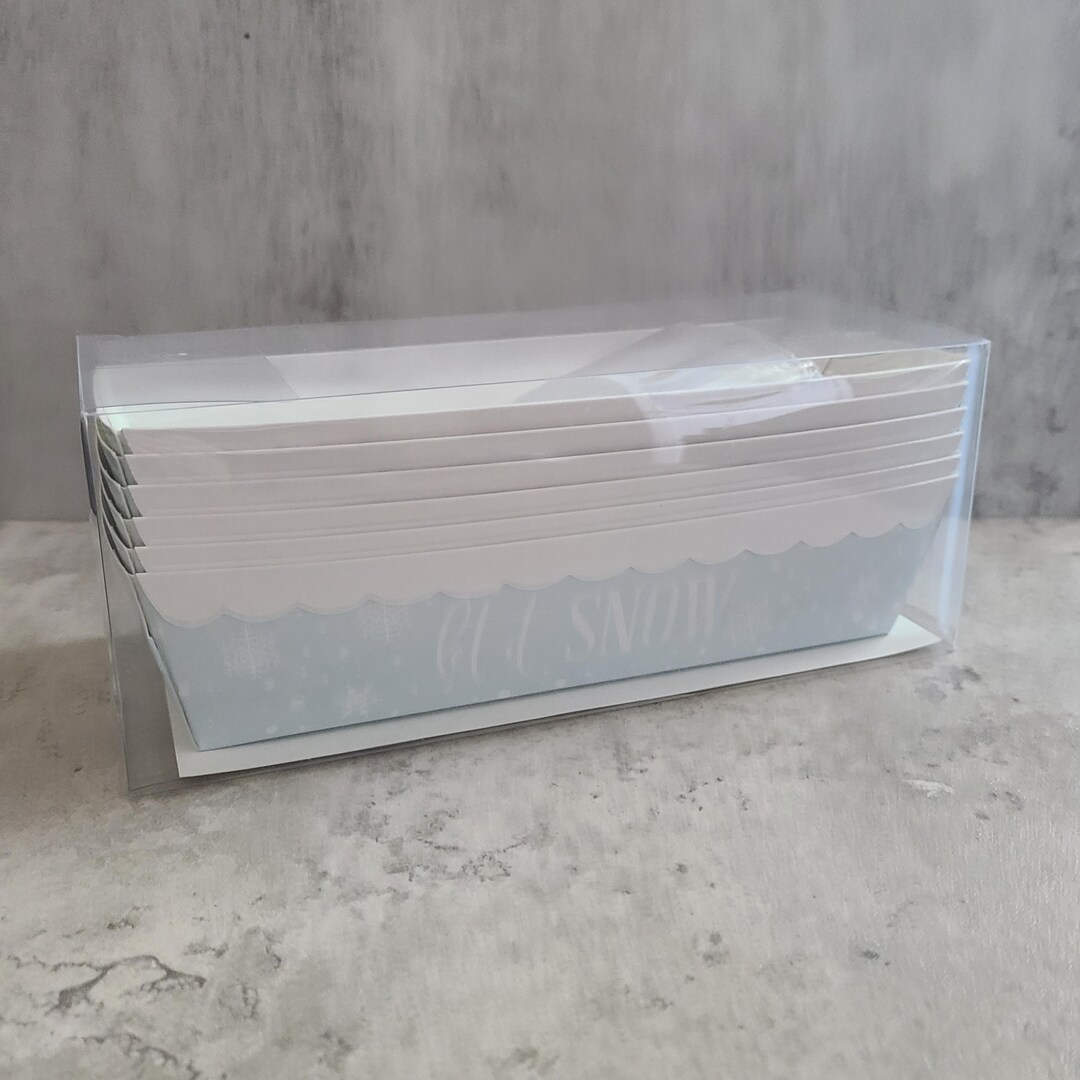 Gift Loaf Pans, Foil Adorned Let It Snow Loaf Pan Set of 6 - Etsy