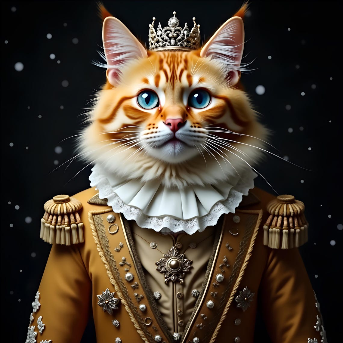Royal Cat Portrait Art – Transform Your Pet Into Noble Royalty - Etsy