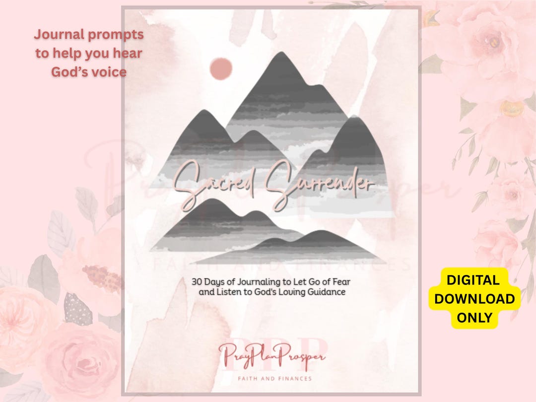 30 Day Guided Prayer Journal | Christian Workbook (digital Download) - Etsy