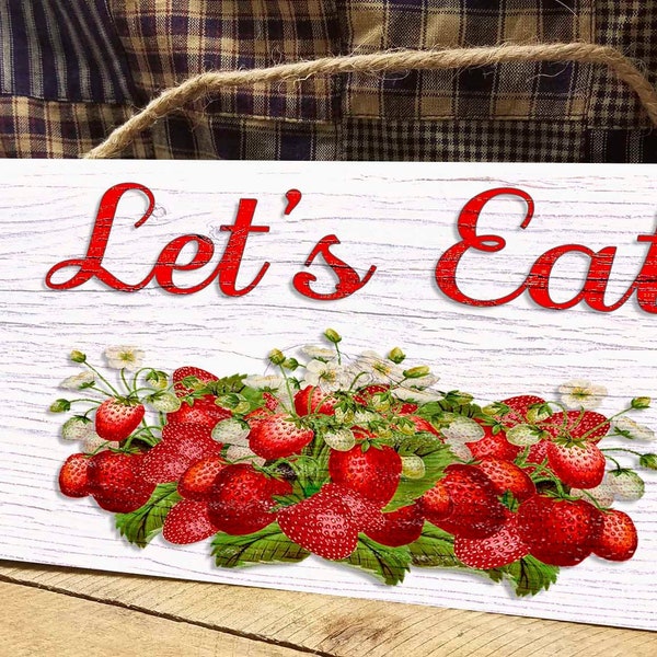 Strawberry Kitchen - Etsy