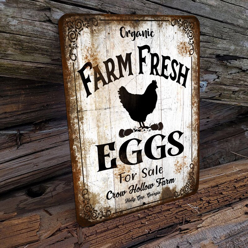 Fresh Eggs Sign - Etsy