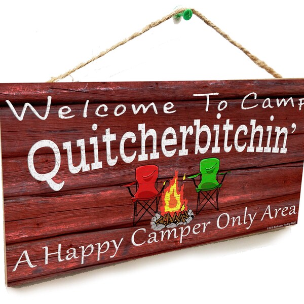 Welcome to Camp Quitcherbitchin - Etsy