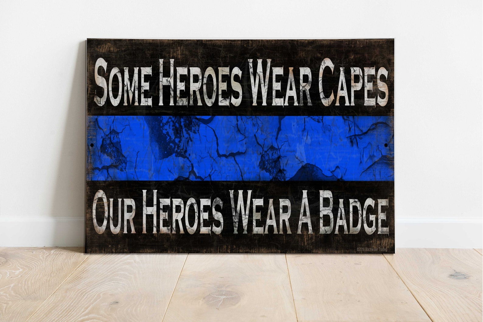 Some Heroes Wear Capes Our Heroes Wear A Badge Thin Blue Line Police ...