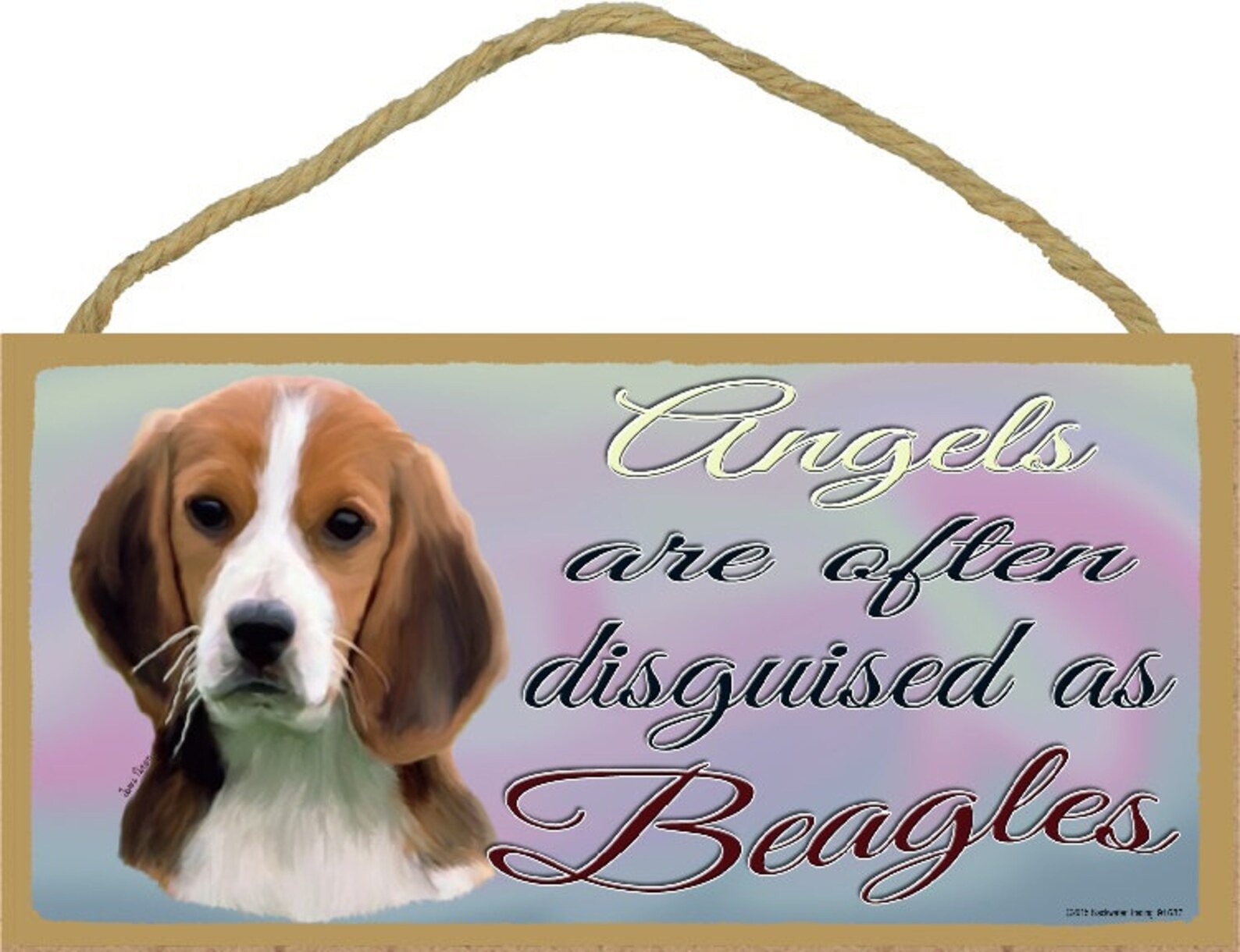 Angels Are Often Disguised as Beagles Dog Sign Plaque - Etsy