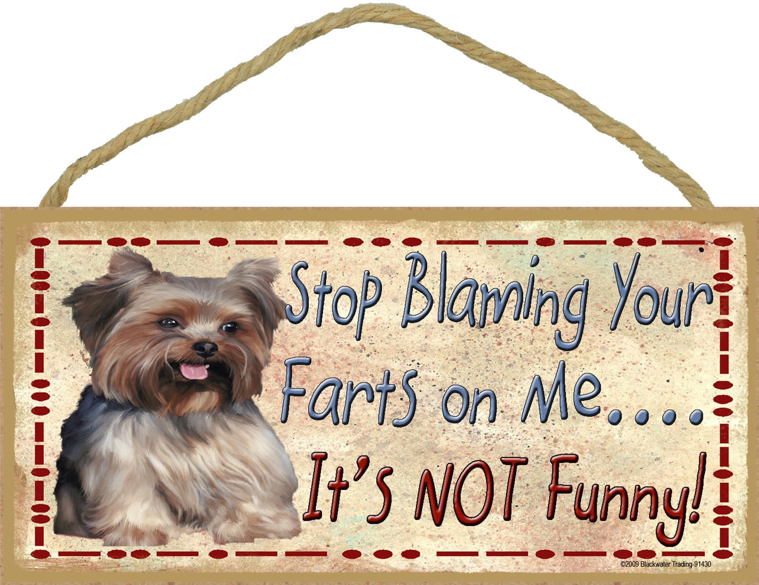 Yorkshire Terrier YORKIE Stop Blaming Your FARTS on Me - Etsy