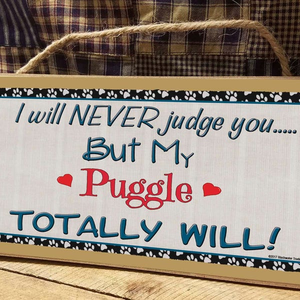 Puggle Sign - Etsy