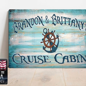 Personalized "your Name's" Cruise Cabin Cruise Boat Ship Door Marker ...