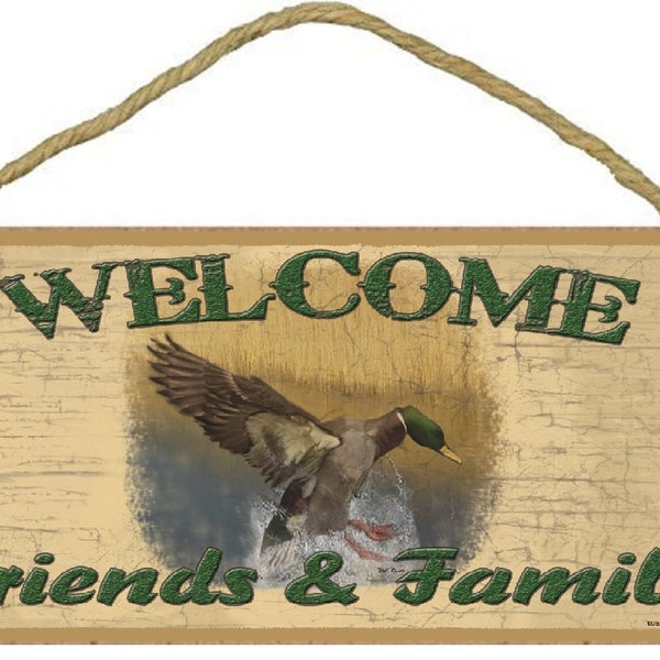 Mallard Welcome Sign - Etsy