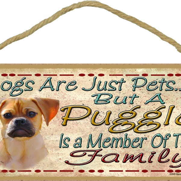 Puggle Sign - Etsy