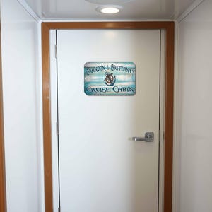Personalized "your Name's" Cruise Cabin Cruise Boat Ship Door Marker ...