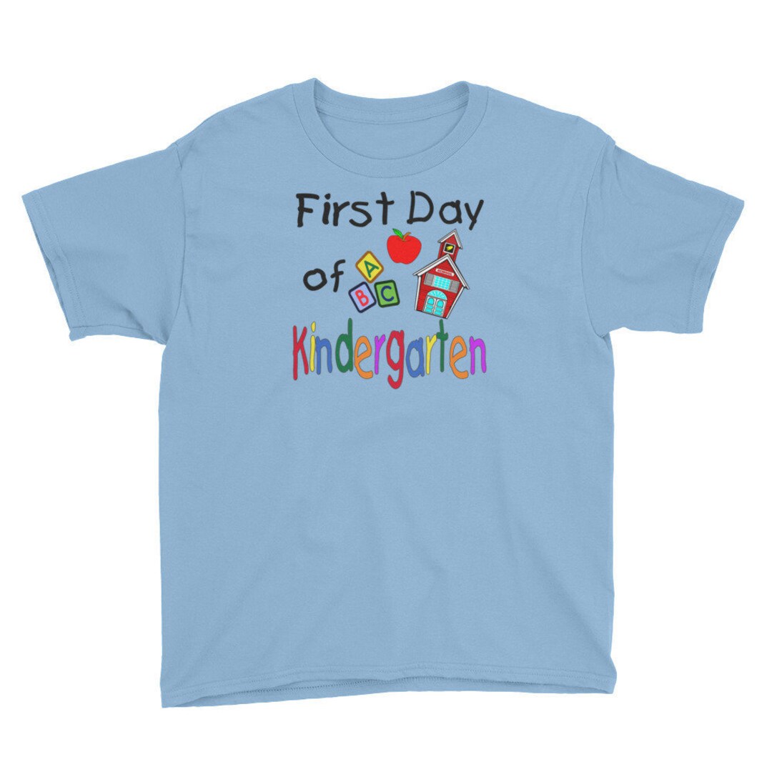 First Day of Kindergarten Back to School Child's Youth - Etsy