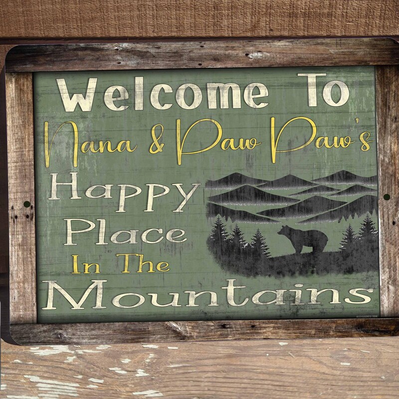 Wood Mountain House Signs - Etsy