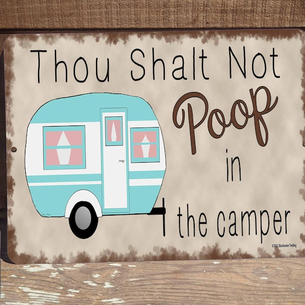 Rv Bathroom Signs - Etsy