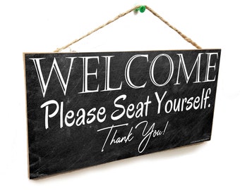 Please Have a Seat Sign - Etsy UK
