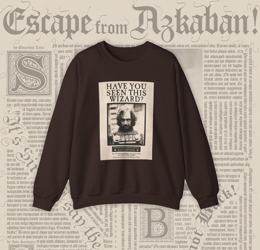 Wizard Missing Crewneck Sweatshirt Cozy Fall Apparel Harry Potter Gift ...