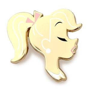 Limited Edition Girl Enamel Pin - Etsy