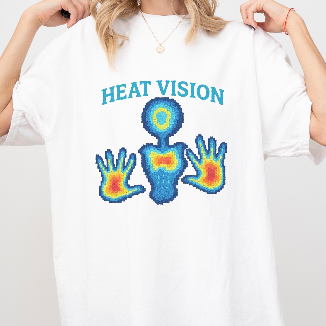 Heat Vision Body Scan T-shirt: Funny Science Graphic Tee - Etsy