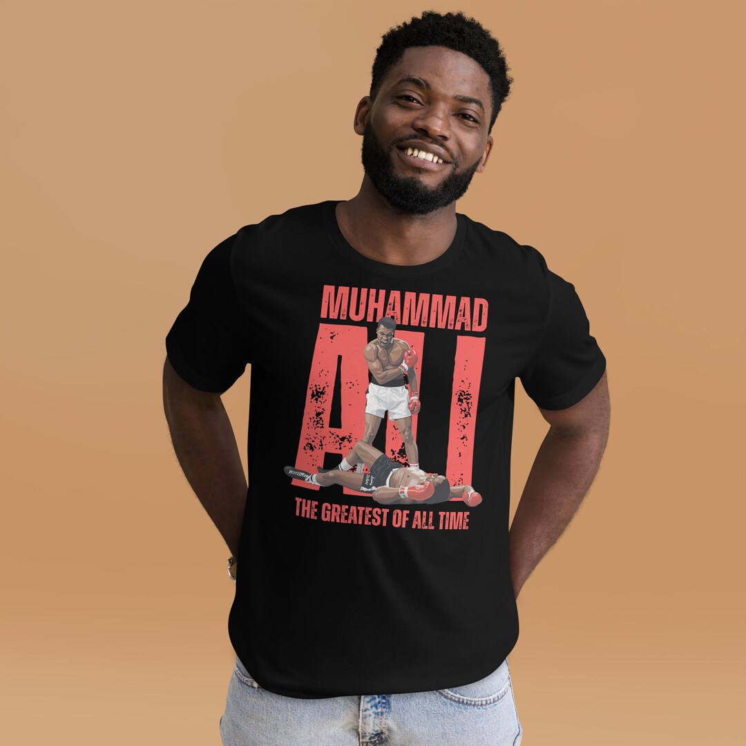 Muhammad Ali T-shirt: Boxing, Fan Gift, Boxing Tee, Sports Shirt, Dad ...