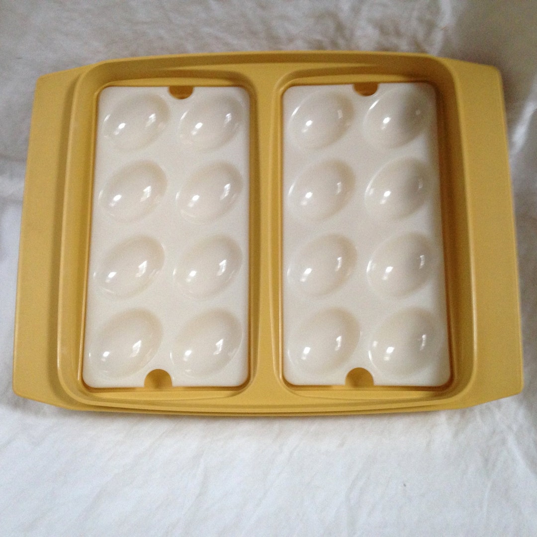 Tupperware Egg Carrier 2 Trays Vintage Covered Container T23-3 USA - Etsy