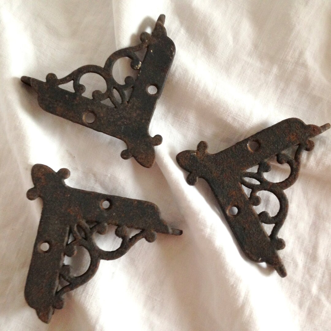 Antique Victorian Cast Iron Corner Bracket, QTY Options, Screen Door ...