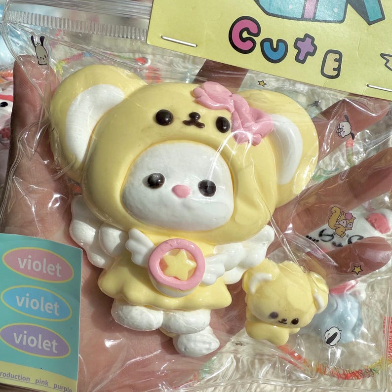 Taba Squishy Toy Cute Delicate Handmade Toy With Sewn Bag | Squeeze Toy ...