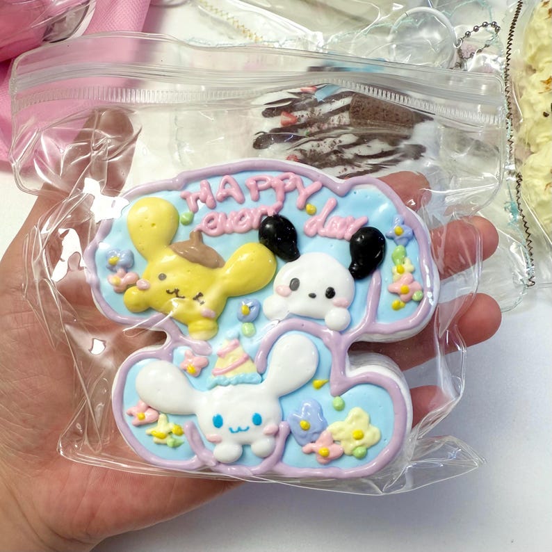 Taba Squishy Toy Cute Delicate Handmade Toy With Sewn Bag | Squeeze Toy ...