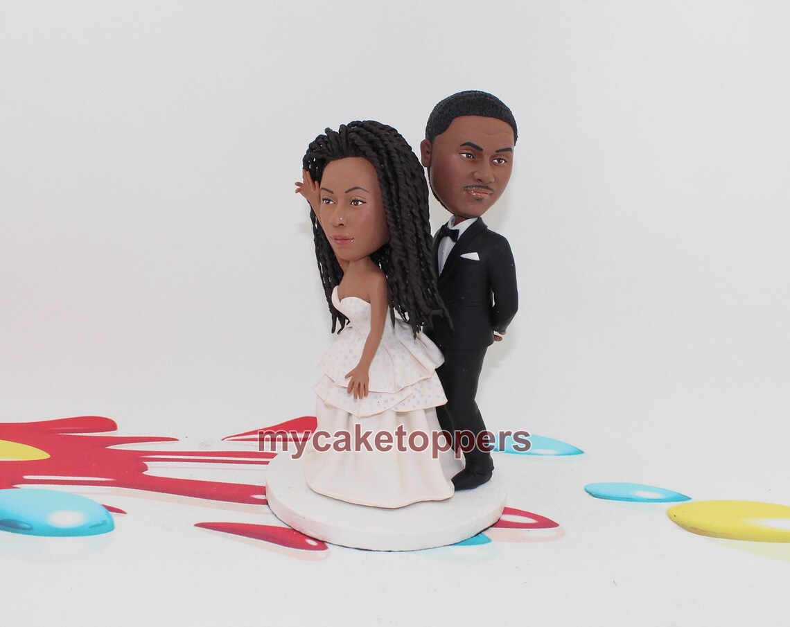 Unique Wedding Cake Topper: Custom Figurine Keepsake - Etsy