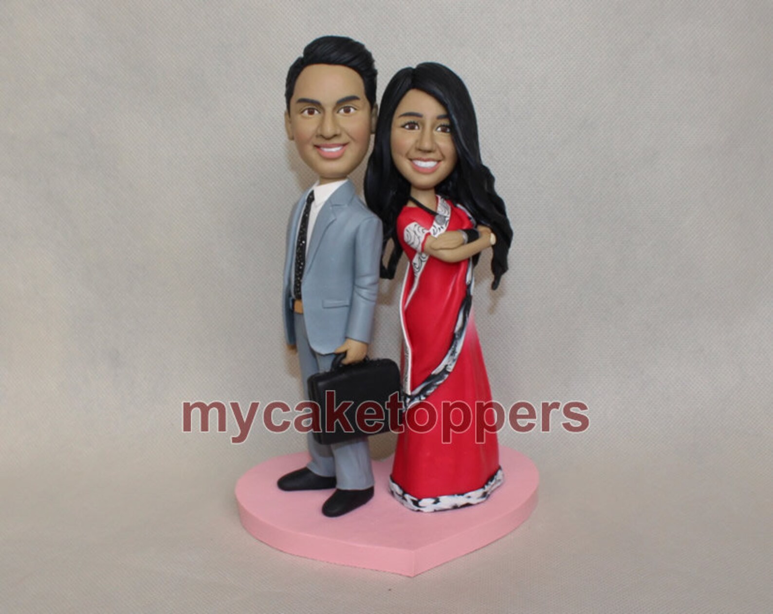 Sari Wedding Cake Topper for Wedding Gift India Sari Wedding | Etsy