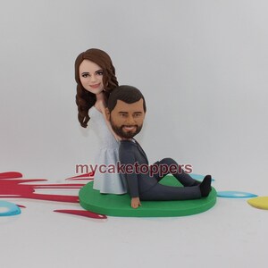 Sari Wedding Cake Topper for Wedding Gift India Sari Wedding Bobbleead ...