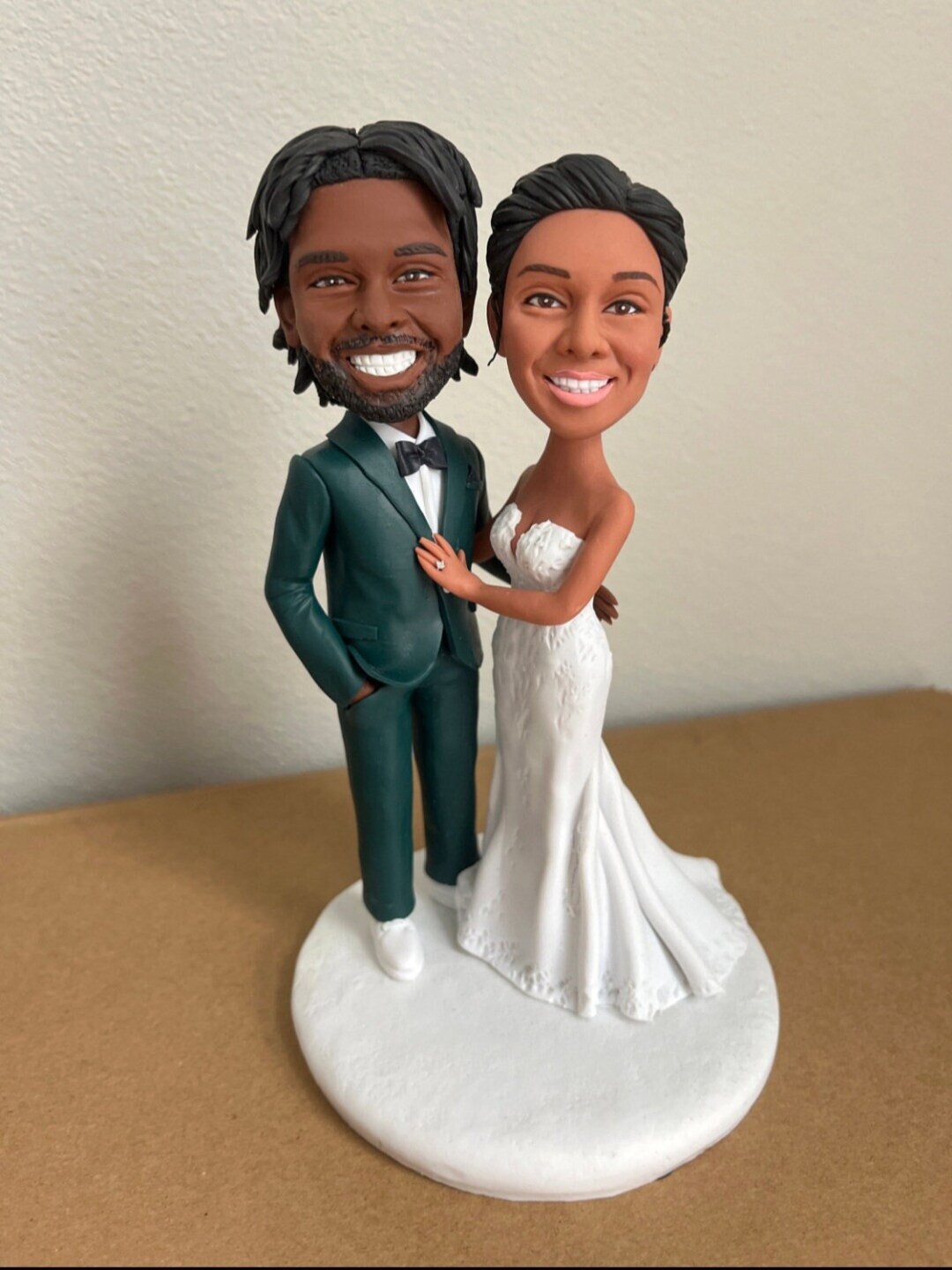 Wedding Cake Toppers Custom Bobblehead Custom Bride and Groom Wedding ...