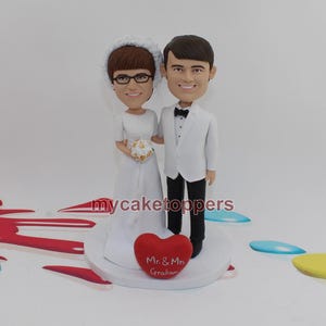 Mermaid Wedding Cake Topper, Mermaid Bobbleheads, Mermaid, Sea-maid ...