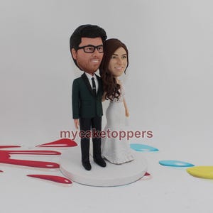 Bobbleheads Wedding Cake Toppers, Moving Heads, Shaking Heads, Custom ...