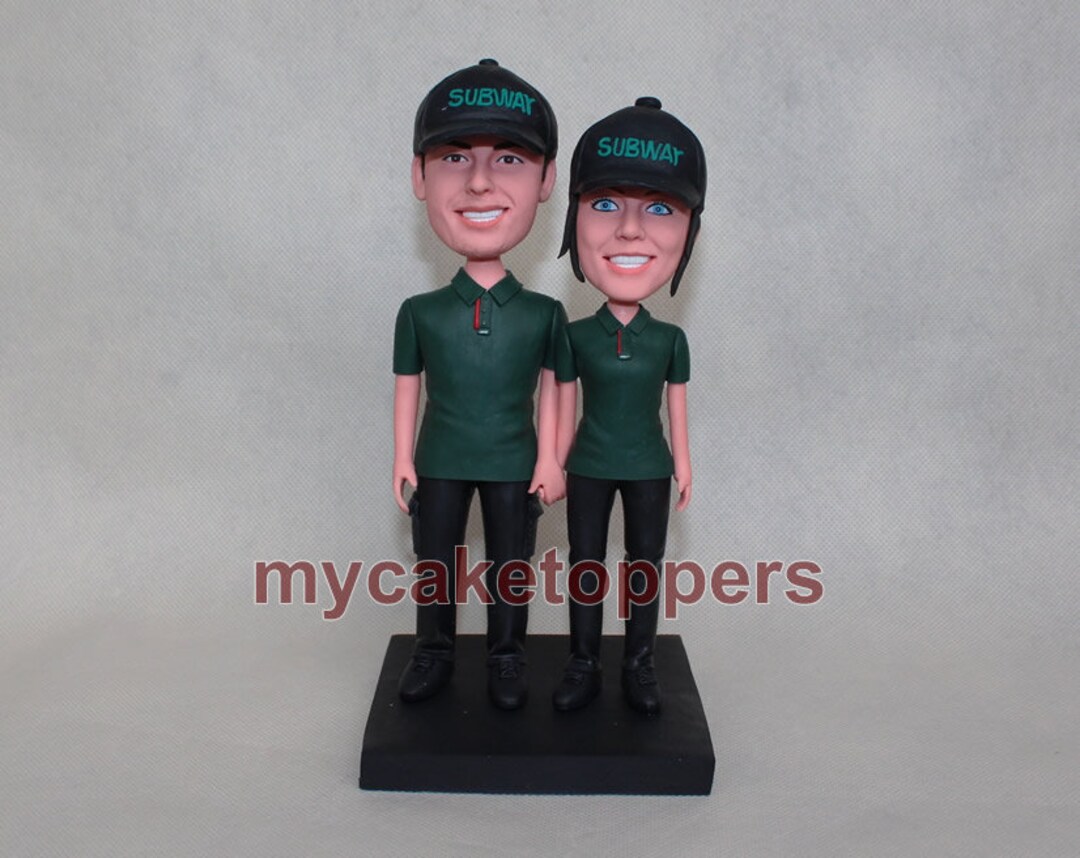 Restaurant Custom Cake Topper Cute Cake Topper for Wedding Uniform Fast ...