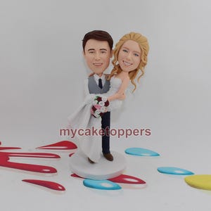 Mermaid Wedding Cake Topper, Mermaid Bobbleheads, Mermaid, Sea-maid ...