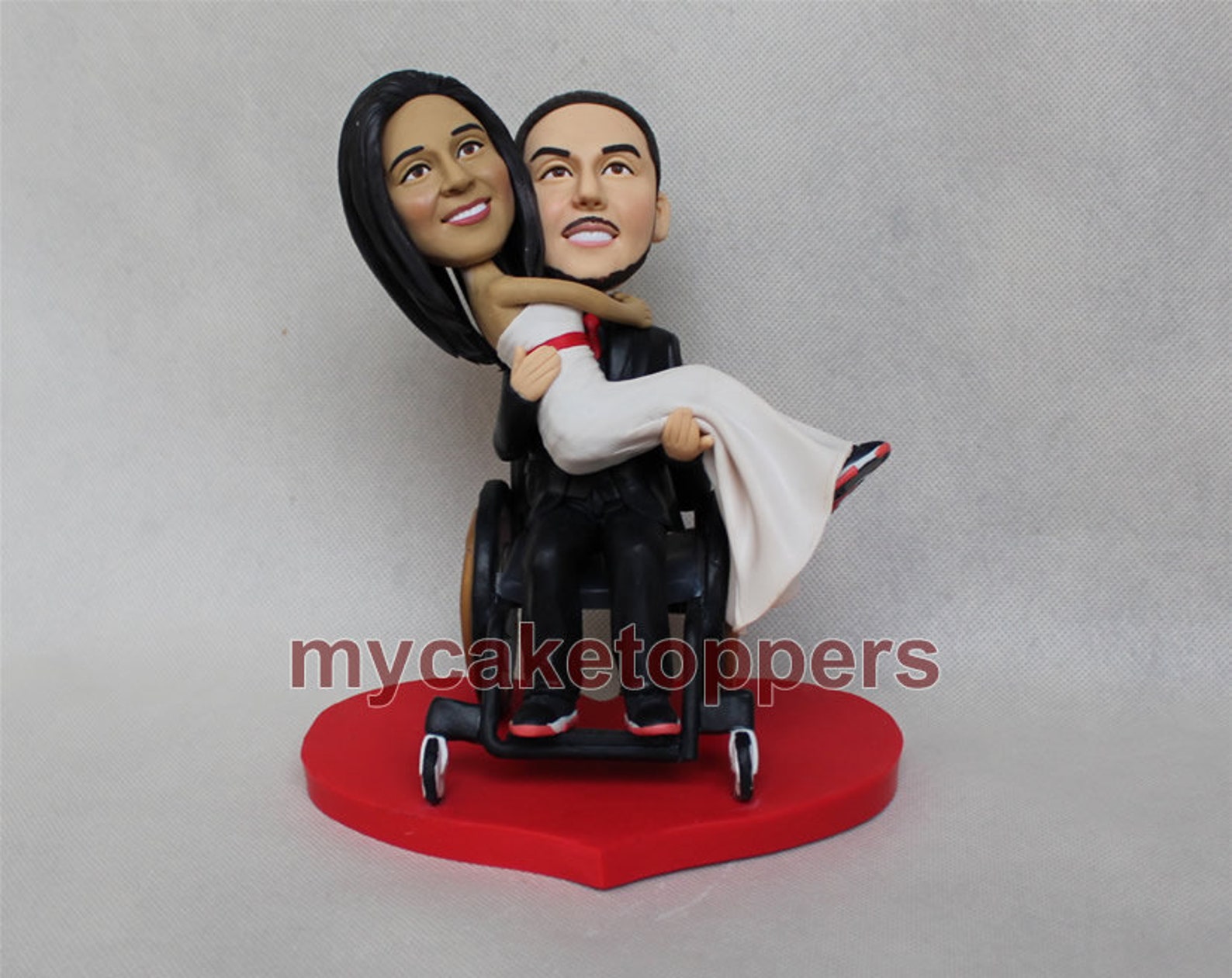 Wheelchair Wedding Cake Topper Disable Wedding Cake Topper - Etsy