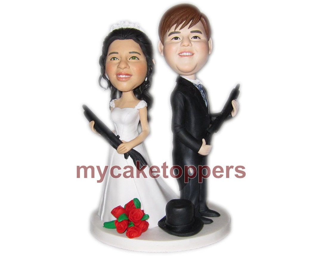 Custom Wedding Cake Topper Shot Gun Sniper Rifle Rifle - Etsy
