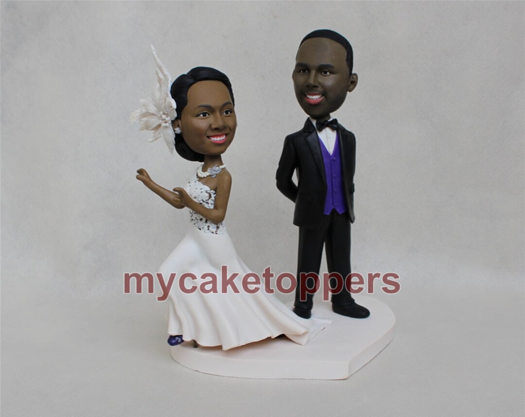 Custom Wedding Cake Toppers Made From Your Photo, Personalized Wedding ...