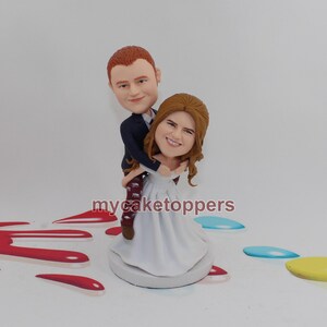 Mermaid Wedding Cake Topper, Mermaid Bobbleheads, Mermaid, Sea-maid ...