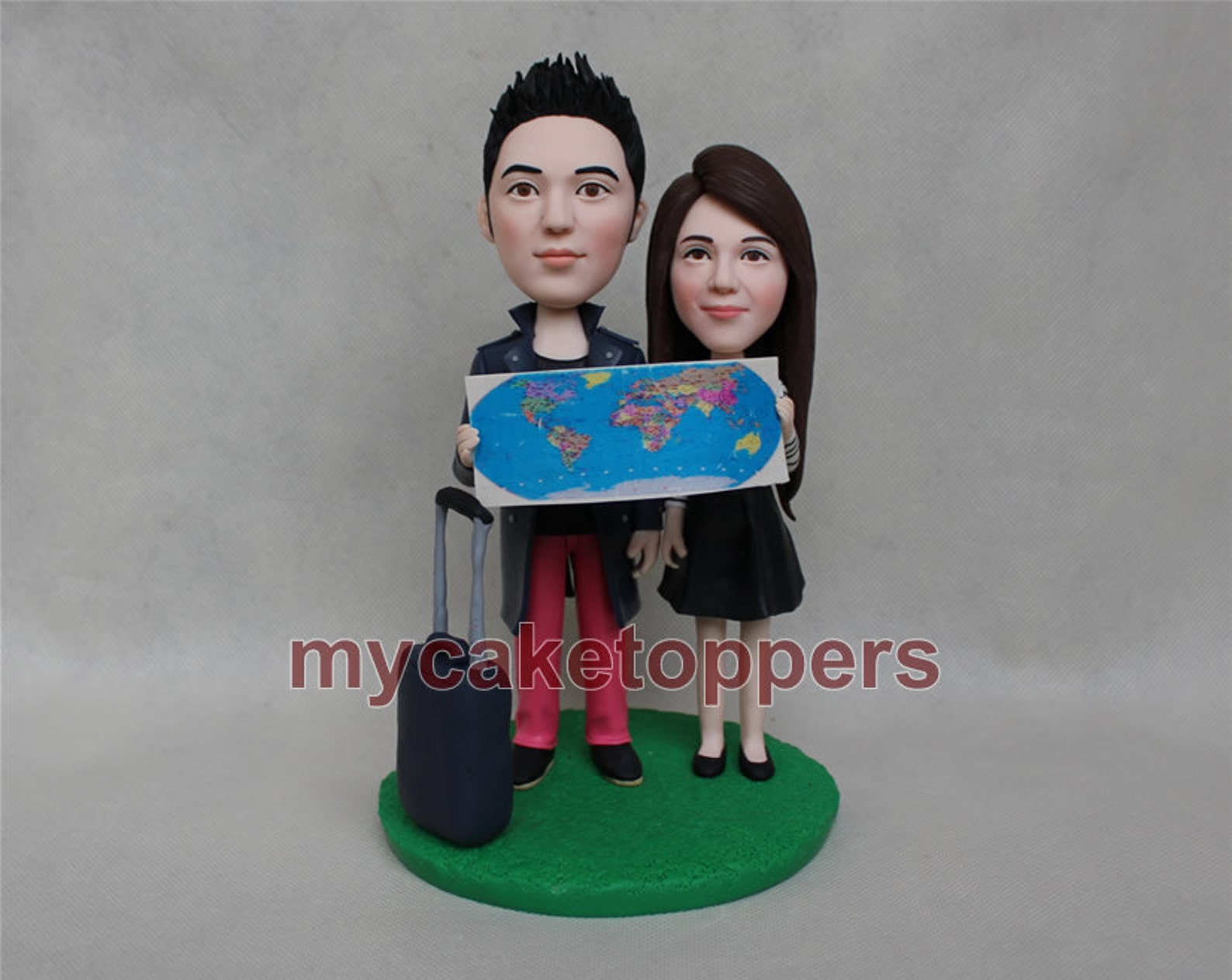 Topper de pastel de bodas de viaje topper de pastel de viaje - Etsy México