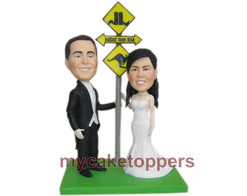 Cake topper for wedding custom wedding cake topper bride and | Etsy