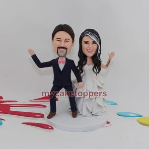 Custom Wedding Cake Topper: Funny Video Game Bobblehead - Etsy