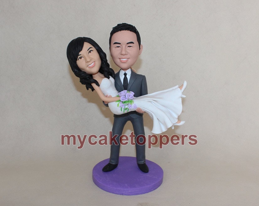 Funny Wedding Cake Topper for Wedding Bobblehead Hand Made - Etsy
