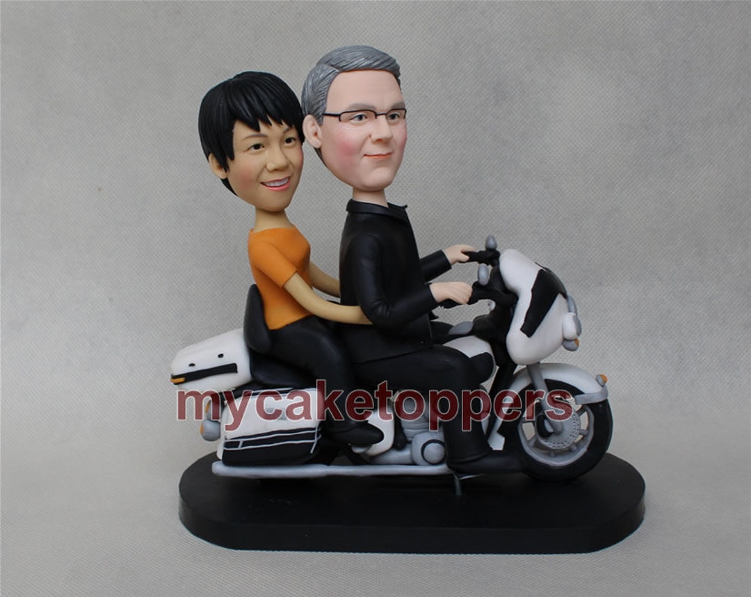Motorcycle Wedding Cake Topper, Custom Motorcycle, Home Decoration ...