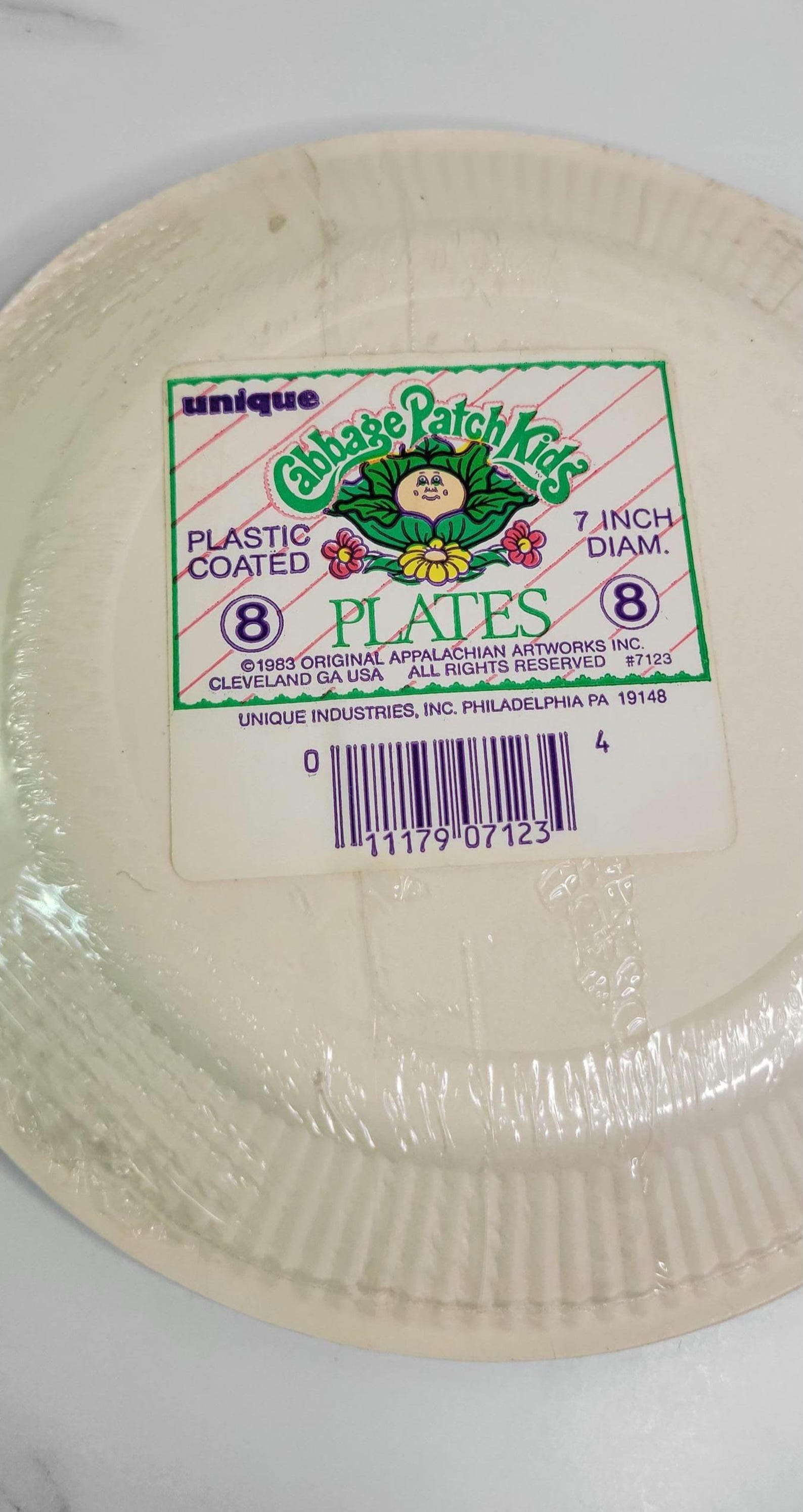 VTG Cabbage Patch Kids Party Plates Pack - New Unopened - Etsy