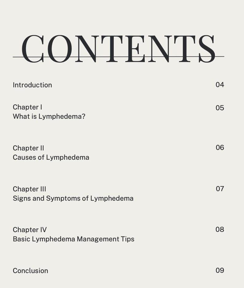 Lymphedema Essentials: What You Need to Know - Etsy