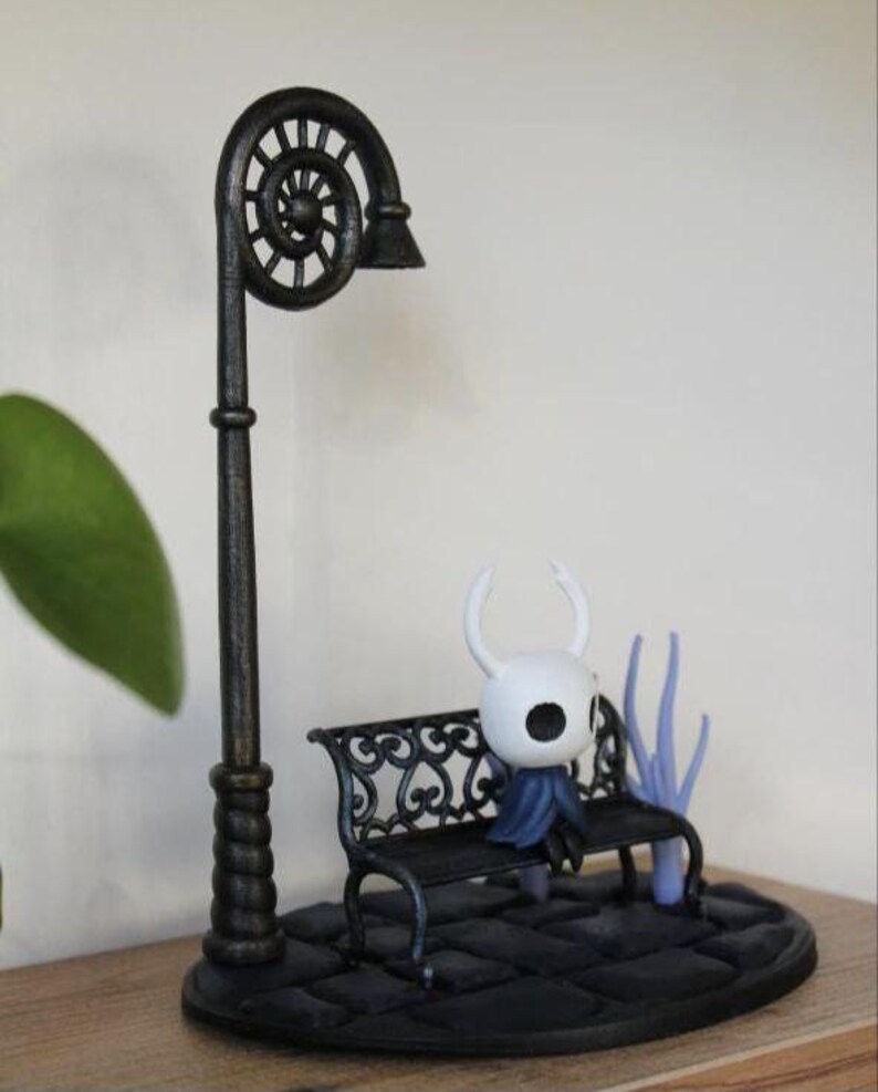Hollow Knight Diorama With Bench and Streetlamp – Indie Game Inspired ...