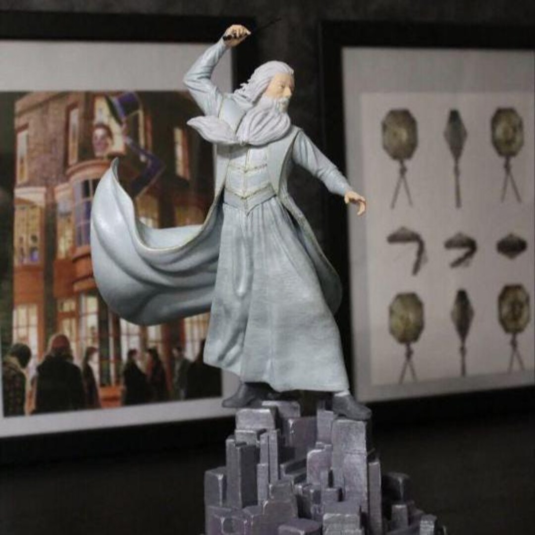 Albus Dumbledore Harry Potter 3D Printed Figure | Hand-painted Wizard ...
